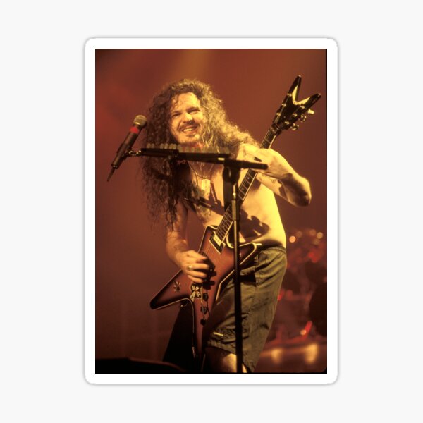 "Dimebag Darrell - Photograph" Sticker for Sale by ConcertImages ...