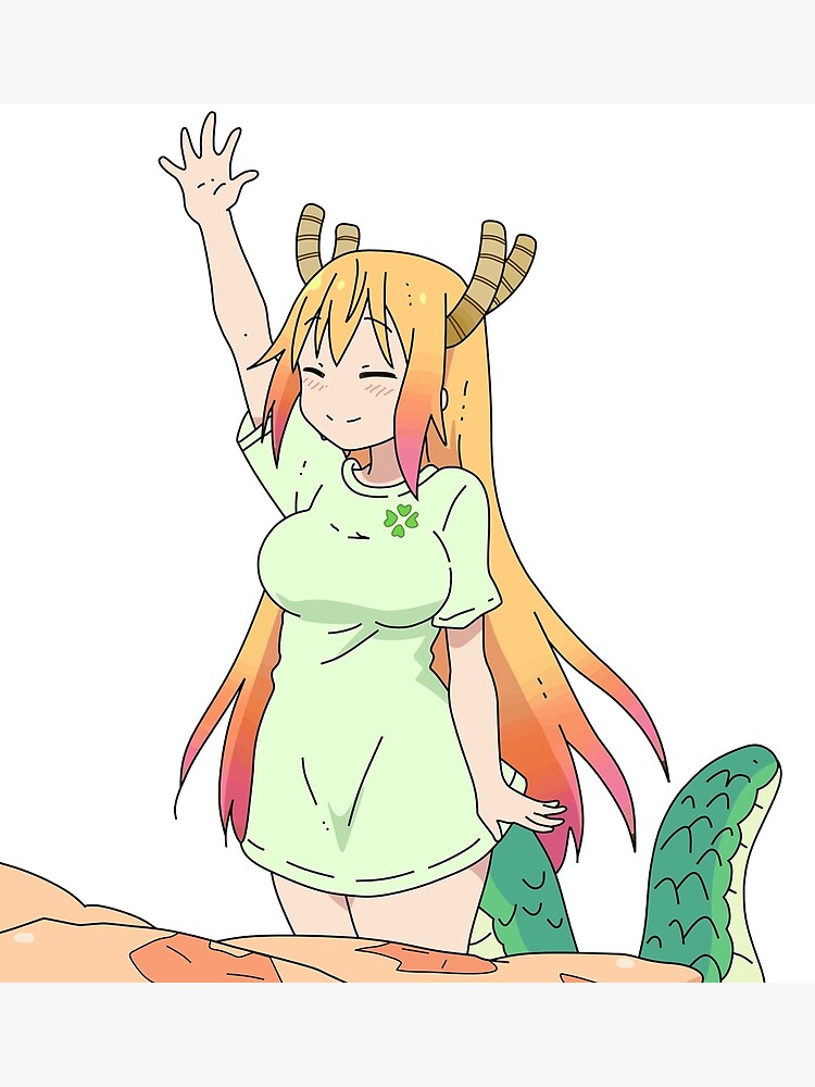 "Dragon Maid:- Tohru Happy" Art Print by neomeme | Redbubble