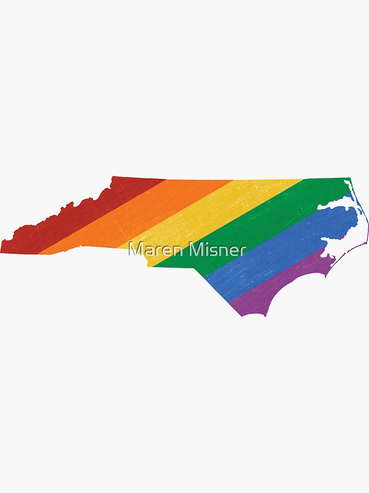 "North Carolina Pride" Sticker for Sale by marenmisner | Redbubble