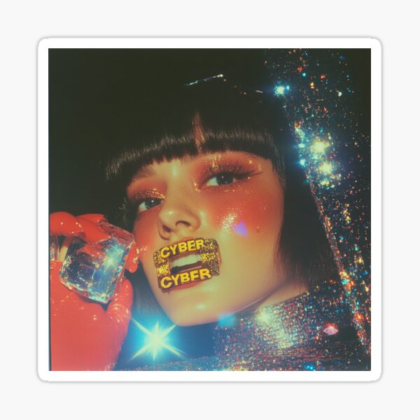 "Glitter Protocol | Cyber Siren" Sticker for Sale by cgs701 | Redbubble