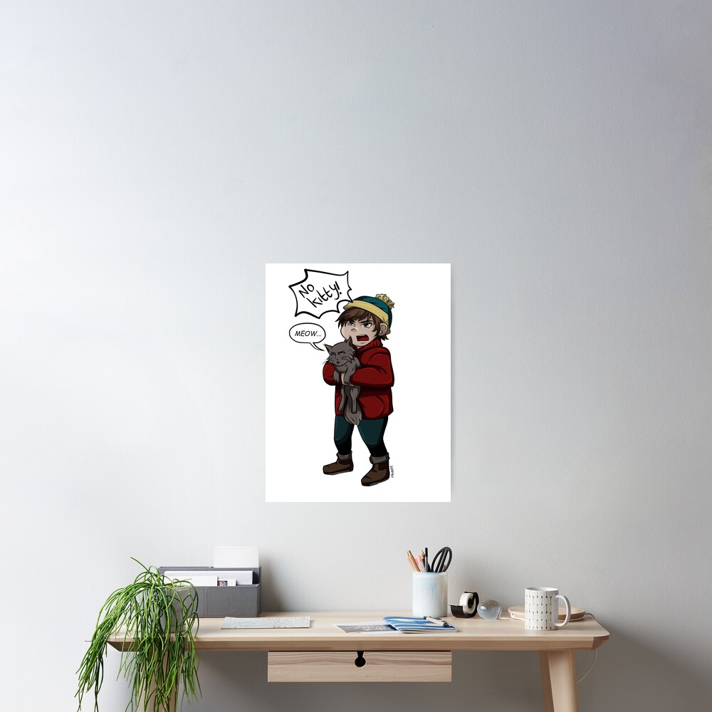 "Cartman NO KITTY" Poster by pTerra9 | Redbubble