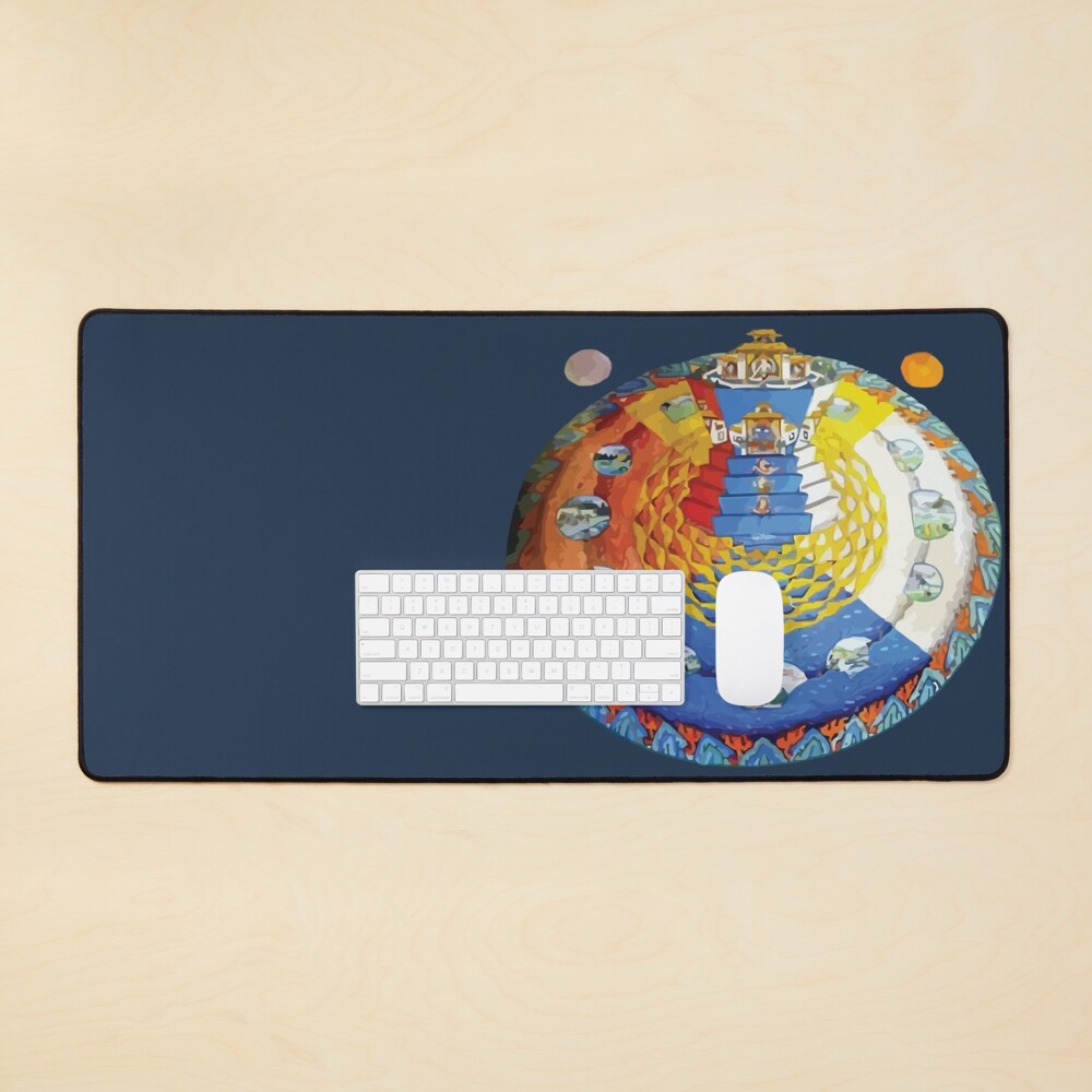 "Flat Earth Mount Meru Buddhist Mandala" Sticker for Sale by teenugs ...