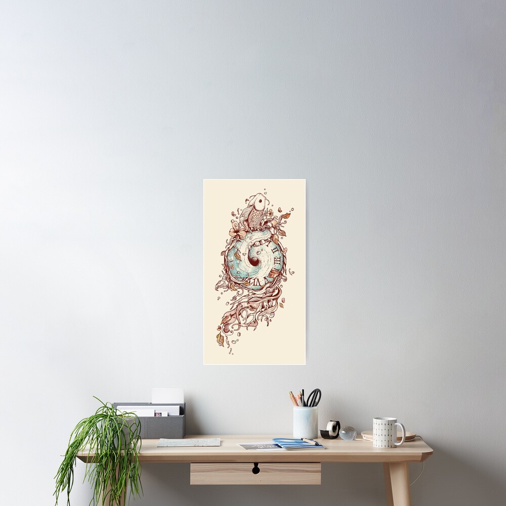 "A Temporal Existence" Poster for Sale by normanduenas | Redbubble