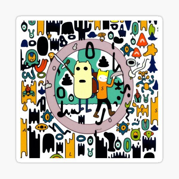 "Doc. Beam and Snip Snip." Sticker for Sale by 7WorldsAiShop | Redbubble