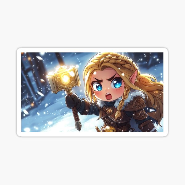 "Chibi Astrid" Sticker for Sale by RykerFox | Redbubble