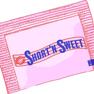 "Short n Sweet Sugar Packet" Sticker for Sale by MyCuteAesthetic ...