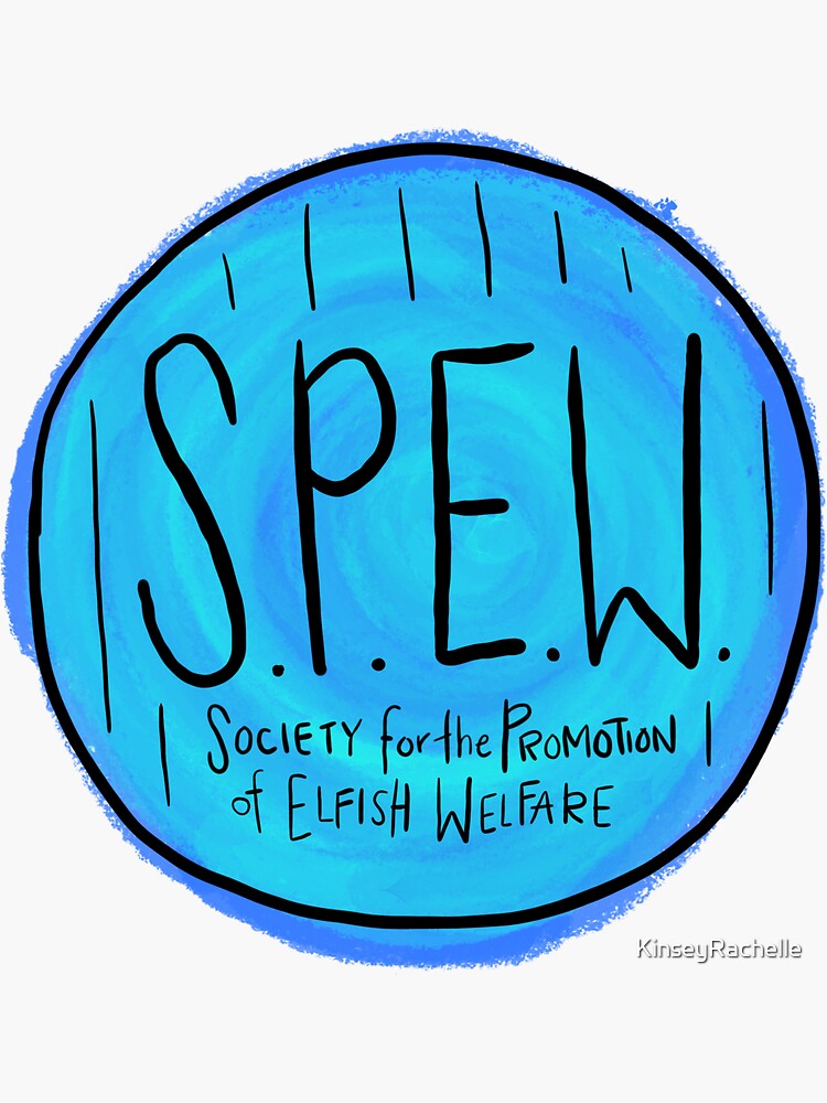 "S.P.E.W." Sticker by KinseyRachelle | Redbubble