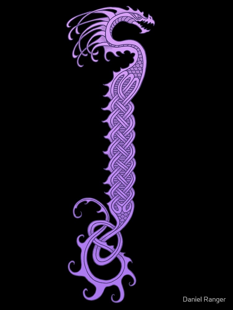 "Celtic Serpent - Purple" by Daniel Ranger | Redbubble