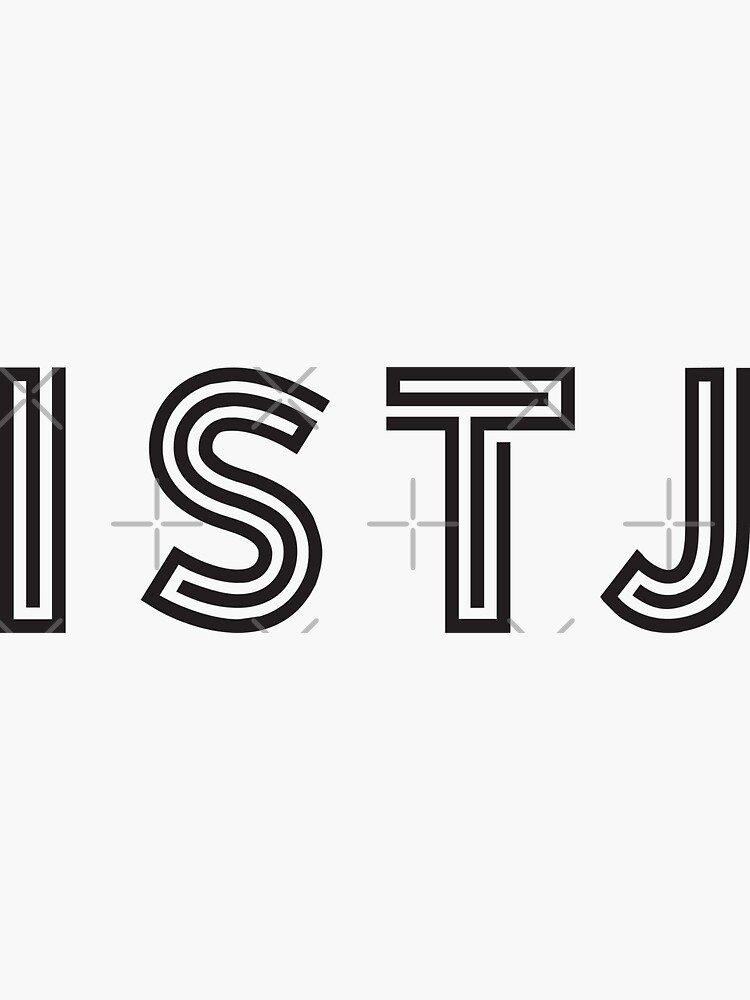 "ISTJ ver.2" Sticker for Sale by teeworthy | Redbubble