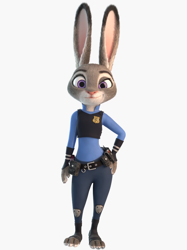 "Judy Hopps Zootopia" Sticker for Sale by mypetittrianon | Redbubble
