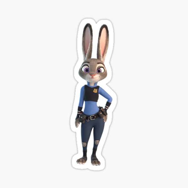 "Judy Hopps Zootopia" Sticker for Sale by mypetittrianon | Redbubble