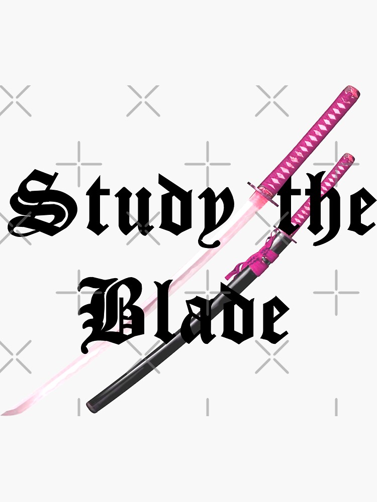 "Study the blade" Sticker by mothernatural | Redbubble