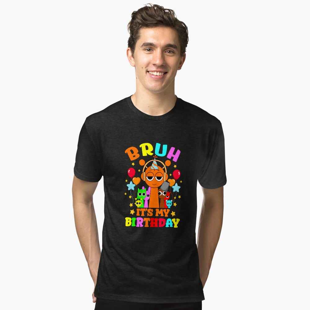 "Bruh Sprunki It’s My Birthday Sprunki Birthday " Sticker for Sale by ...