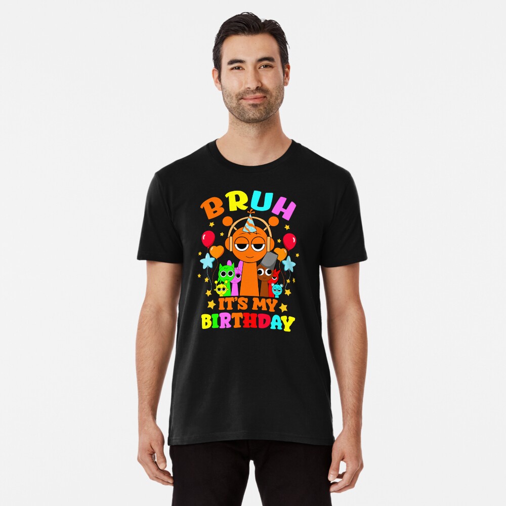 "Bruh Sprunki It’s My Birthday Sprunki Birthday " Sticker for Sale by ...