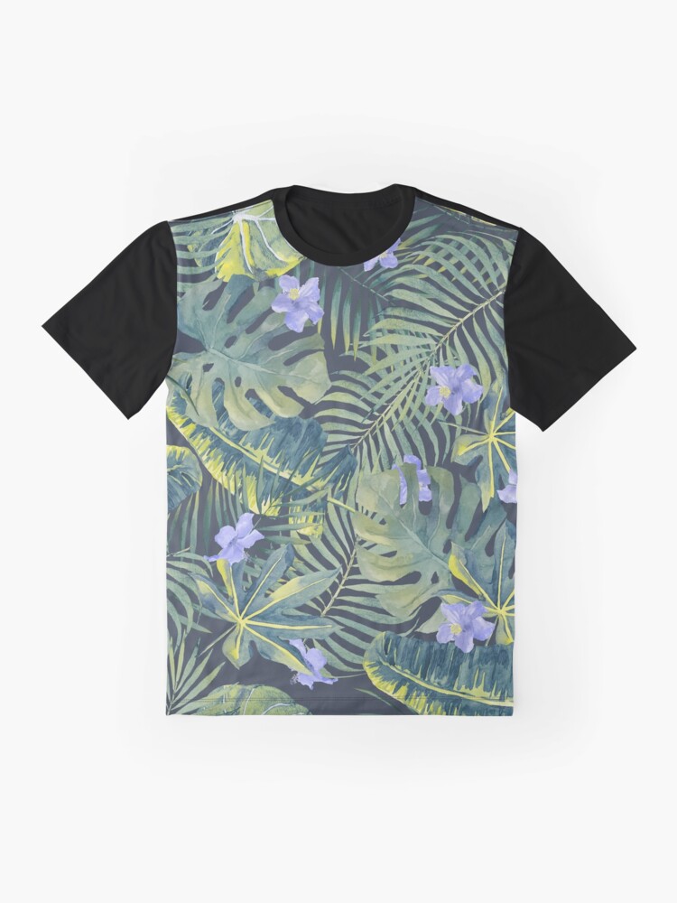 "Tropical Leaves Pattern" T-shirt for Sale by jbeautydesign | Redbubble ...