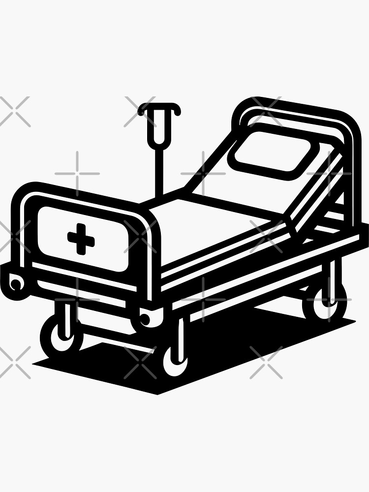 Hospital Bed Drawing Easy Step By Step