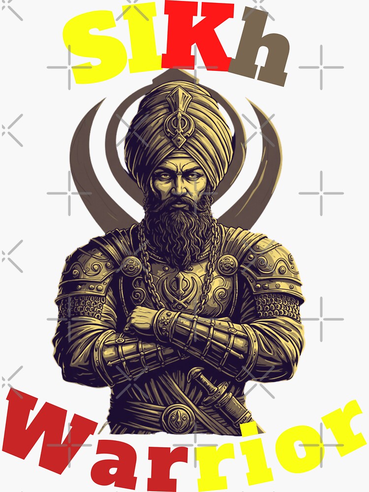 "Sikh Warrior | Khalsa Warrior Art | Punjabi Design " Sticker for Sale ...