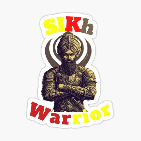 "Sikh Warrior | Khalsa Warrior Art | Punjabi Design " Sticker for Sale ...