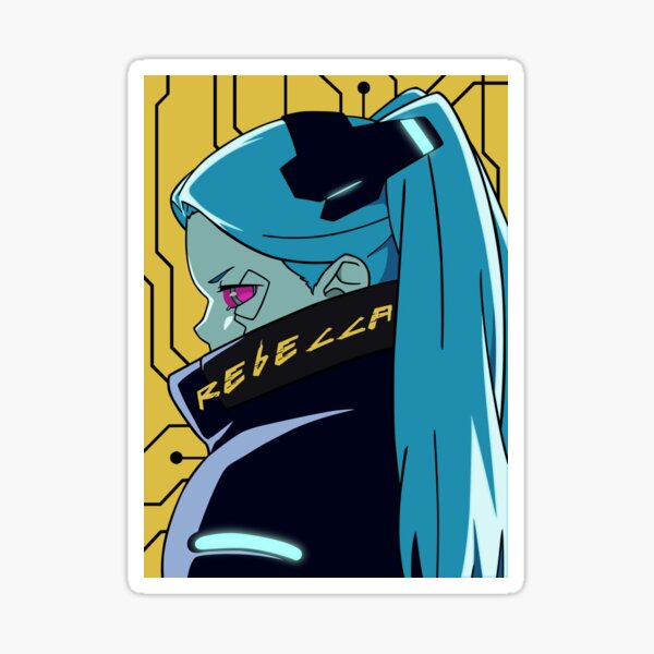"Rebecca Anime Girl Mercenary" Sticker for Sale by JulieRobinsonox ...