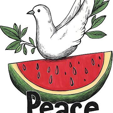 "Dove of Peace & Watermelon | Simple Yet Powerful Symbol of Harmony ...