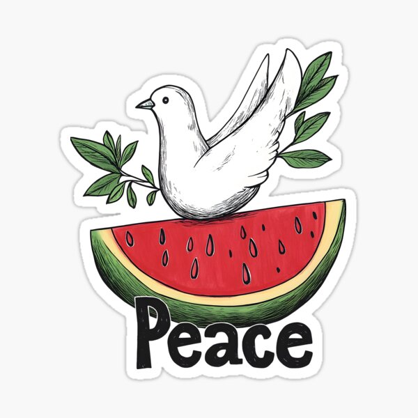 "Dove of Peace & Watermelon | Simple Yet Powerful Symbol of Harmony ...