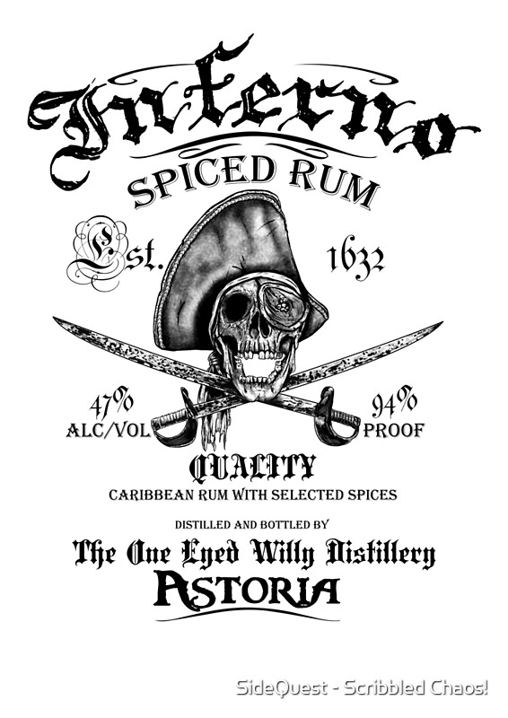 "Inferno Rum" by simonbreeze | Redbubble