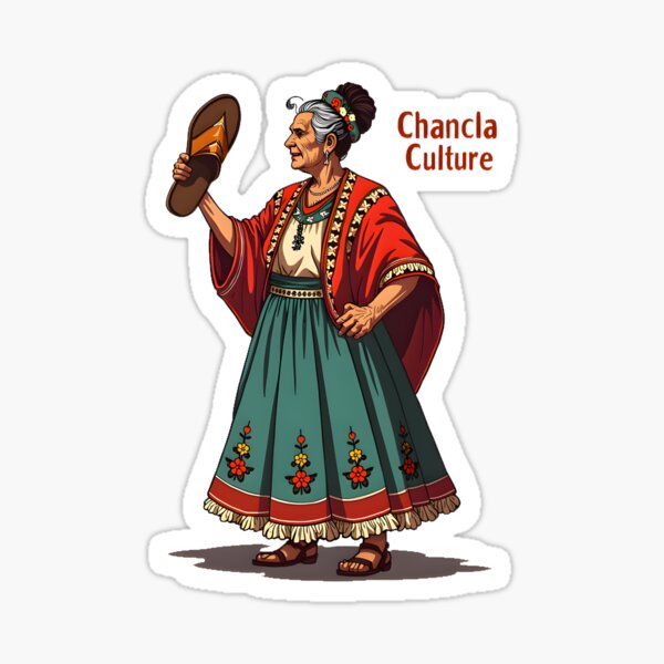 "Chancla Culture" Sticker for Sale by Enspiretiveart | Redbubble