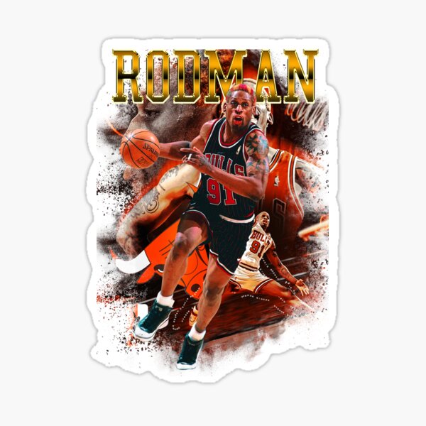 "Dennis Rodman" Sticker for Sale by c123035 | Redbubble