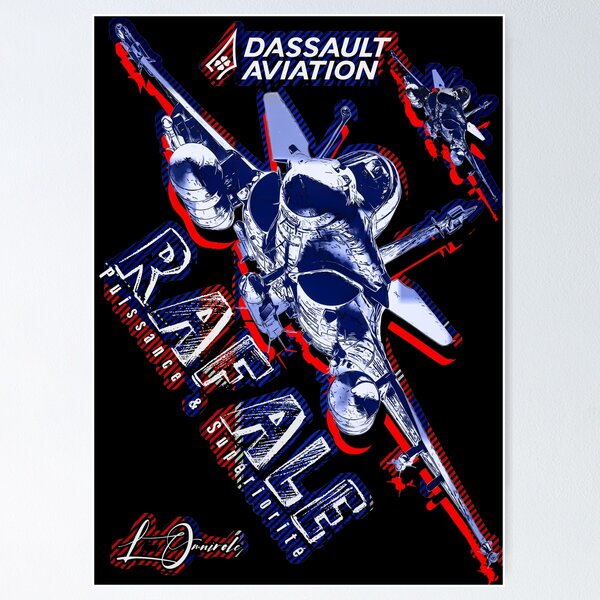 "Dassault Rafale – French Fighter Jet" Poster for Sale by Aerolovers ...