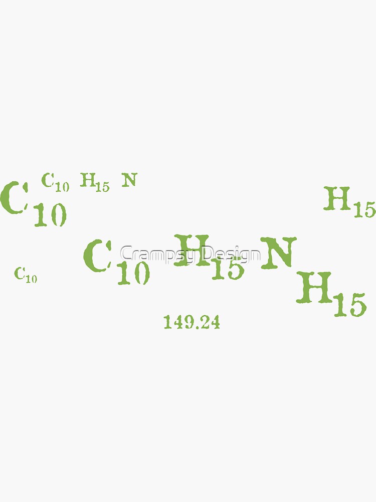 "Breaking Bad Meth Formula" Sticker for Sale by Crampsy | Redbubble