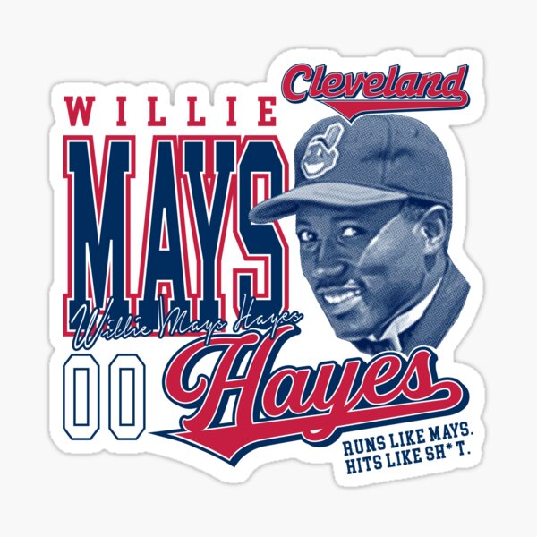 "Cleveland Willie Mays Hayes Lts" Sticker for Sale by alhern67 | Redbubble