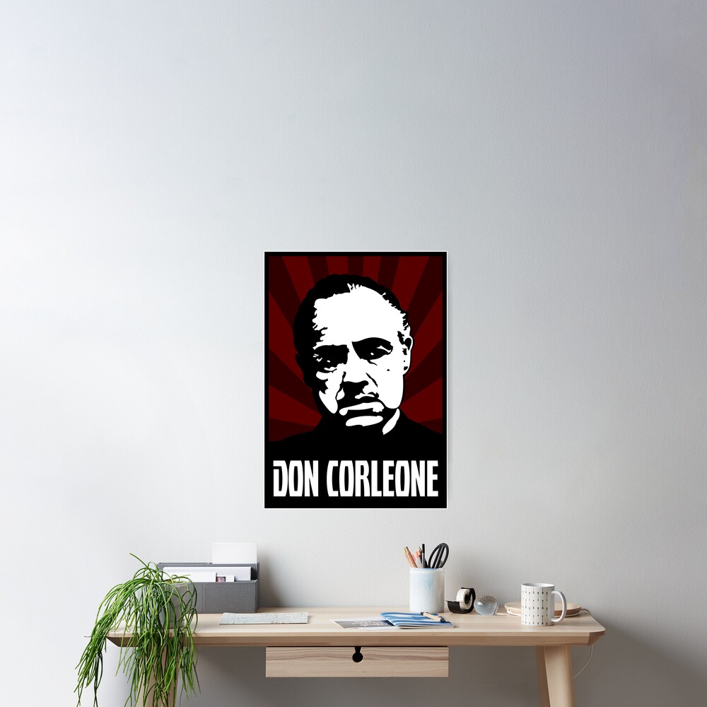 "Don Corleone" Poster for Sale by Beegeedoubleyou | Redbubble