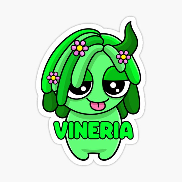 "Sprunkies Vineria Cute Character" Sticker for Sale by BurgerBites ...