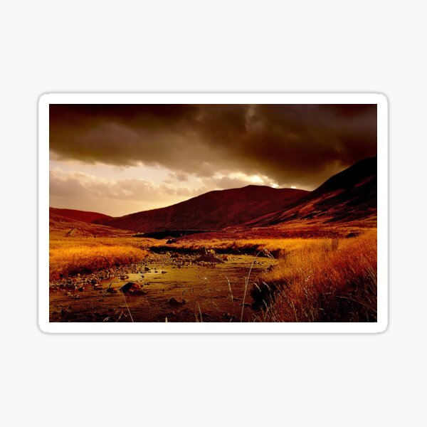"Scottish Highlands Cloud" Sticker by RMSphoto | Redbubble