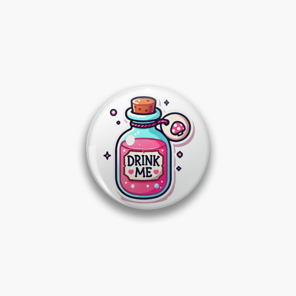 "Kawaii Magic Potion – Lucky Pink Elixir " Sticker for Sale by ...