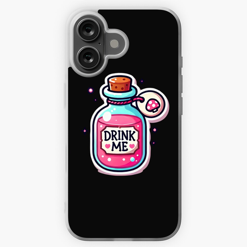 "Kawaii Magic Potion – Lucky Pink Elixir " Sticker for Sale by ...