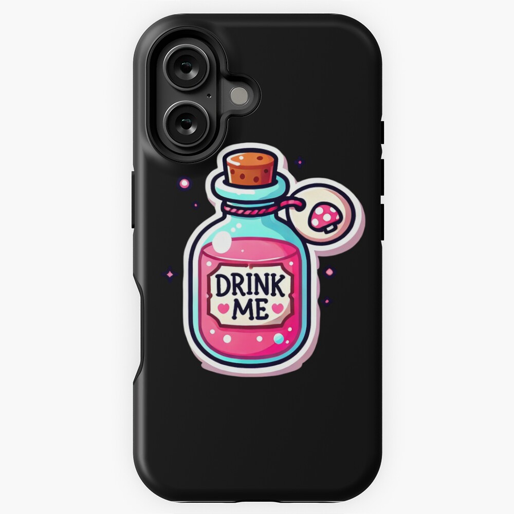 "Kawaii Magic Potion – Lucky Pink Elixir " Sticker for Sale by ...