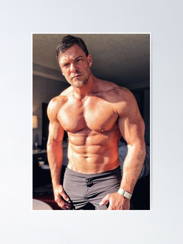 "Alan Ritchson Shirtless" Poster for Sale by sarzerdesigns | Redbubble