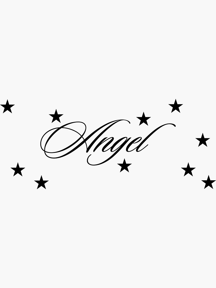 "Heavenly “Angel” design with stars – Aesthetic angel shirt for ...