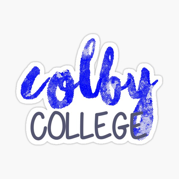 "Colby College" Sticker for Sale by carolineophoto | Redbubble
