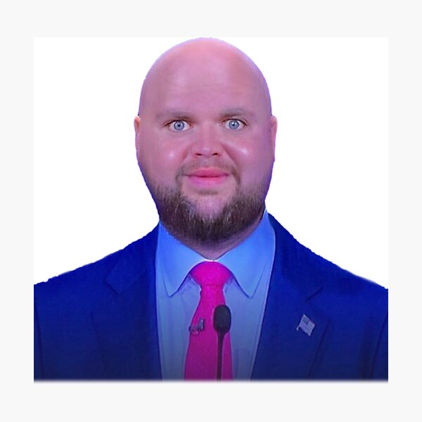 "JD Vance face meme bald" Photographic Print for Sale by The-Homander ...