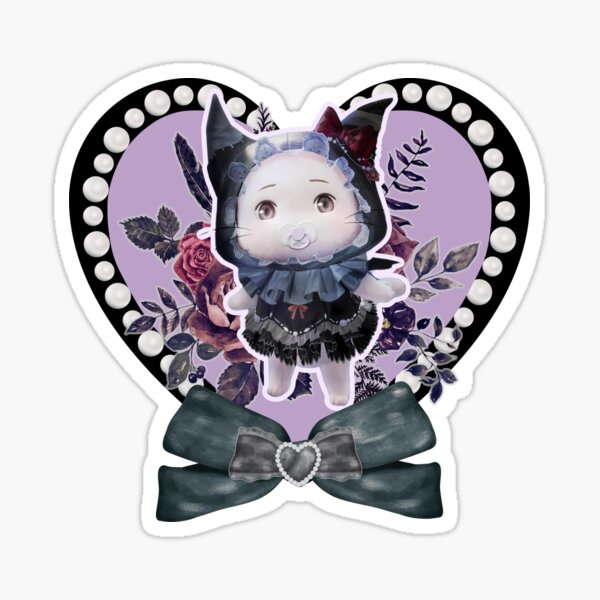 "Goth Baby Momo v.2: Infinity Nikki Graphic Design" Sticker for Sale by ...