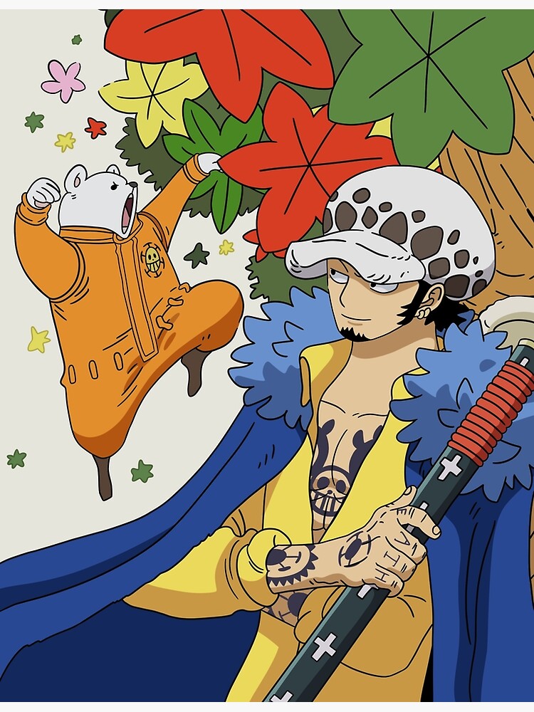 "One Piece - Law - Hanafuda Card" Poster for Sale by grayvenart | Redbubble