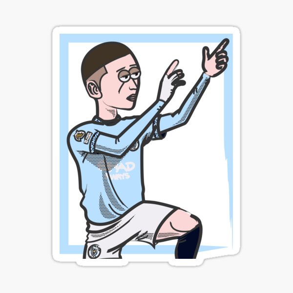 "Phil Foden 2024/25" Sticker for Sale by Drifting-Dosei | Redbubble