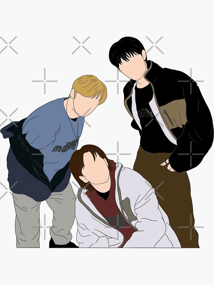 "Stray Kids DANCERACHA" Sticker for Sale by rosieskpopshop | Redbubble