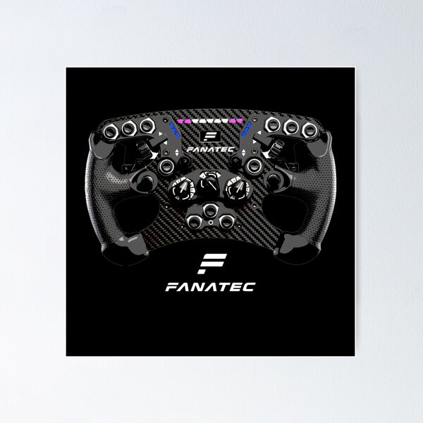 Póster for Sale con la obra «Fanatec Sim Racing Simracing Sim Racer ...