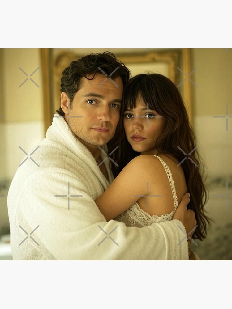 "henry cavill with jenna ortega" Poster for Sale by Estiny-1993 | Redbubble