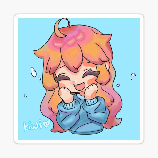 "Chibi drawing" Sticker for Sale by Kiwiartx | Redbubble