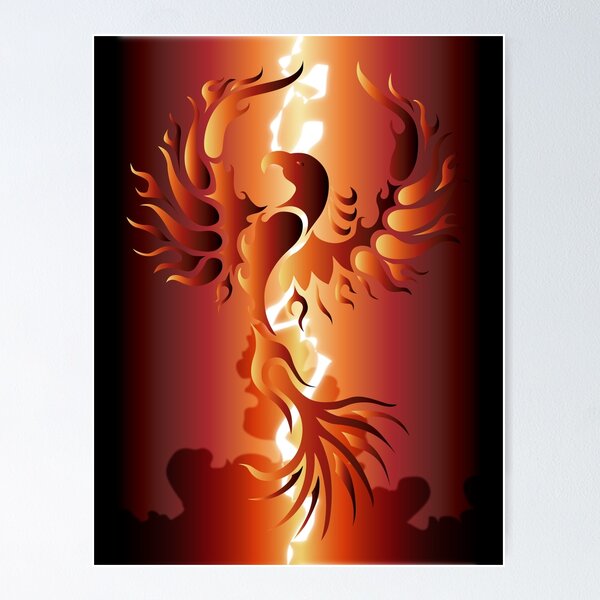 "Phoenix Rising" Poster for Sale by robjoeball | Redbubble
