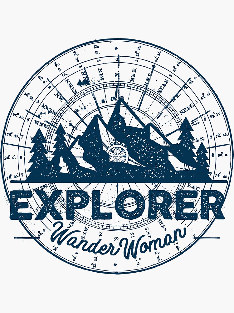 "Wander Woman - Explorer, Hiking, Trekking, Camping Lover Gifts For Her ...